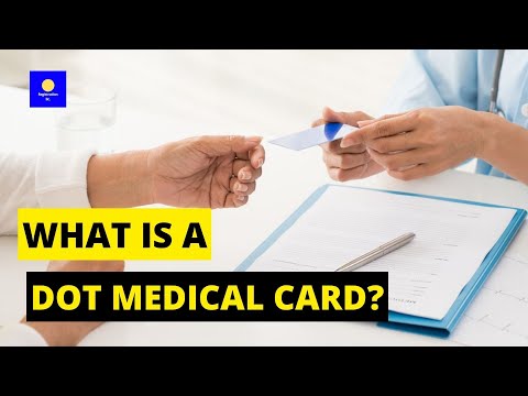 What is a DOT Medical Card? βοΈ π©π»ββοΈ β Its a Card all Drivers Must Hold