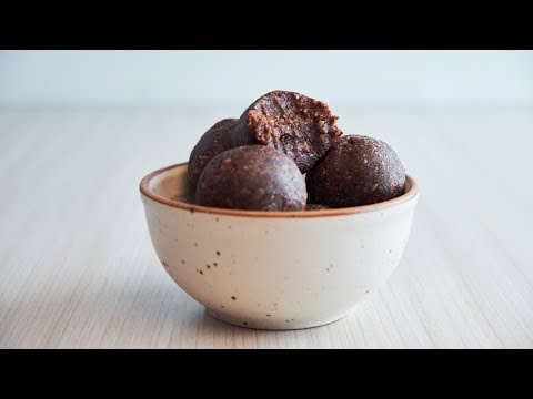 Raw Cacao Energy Bites (5 Ingredients)