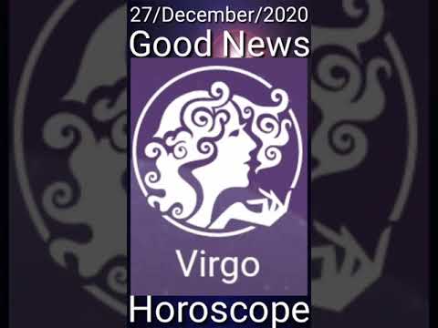 Today Virgo Horoscope 27/December/2020