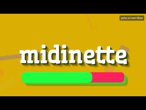 MIDINETTE - HOW TO PRONOUNCE IT!?