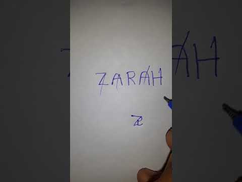 Logo name Zarah