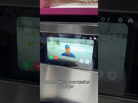 Samsung Calls from your Washer