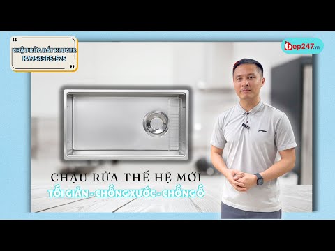 Chậu Rửa Bát Kluger KY7545FS-S75 | Xiphon Gọn Gàng, Chống Xước Đỉnh Cao | BEP247.vn