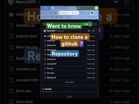 Clone a GitHub Repo & Start Coding in Seconds! 🚀 | VS Code Setup Made Easy #GitHub #vscode