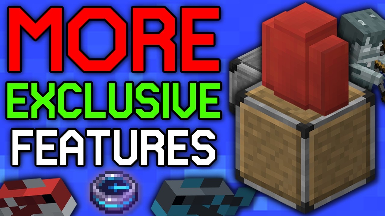 Even MORE Minecraft Bedrock Exclusive Features!