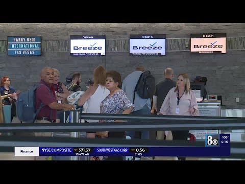 Utah-based Breeze Airways now offers flights from Reid Airport