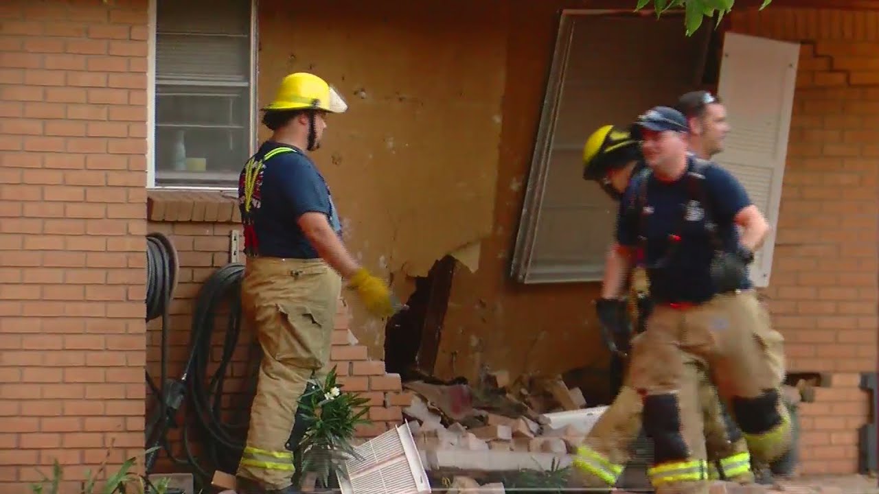 Allegedly intoxicated woman arrested after crashing into home