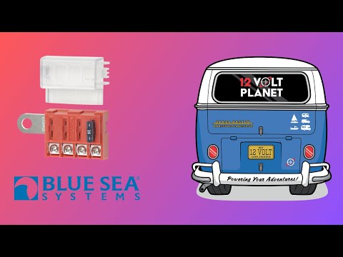 Blue Sea Systems Battery Terminal Mount Fuse Block | 12 Volt Planet