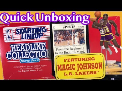 1992 Magic Johnson Starting LineUp Quick Unboxing Review