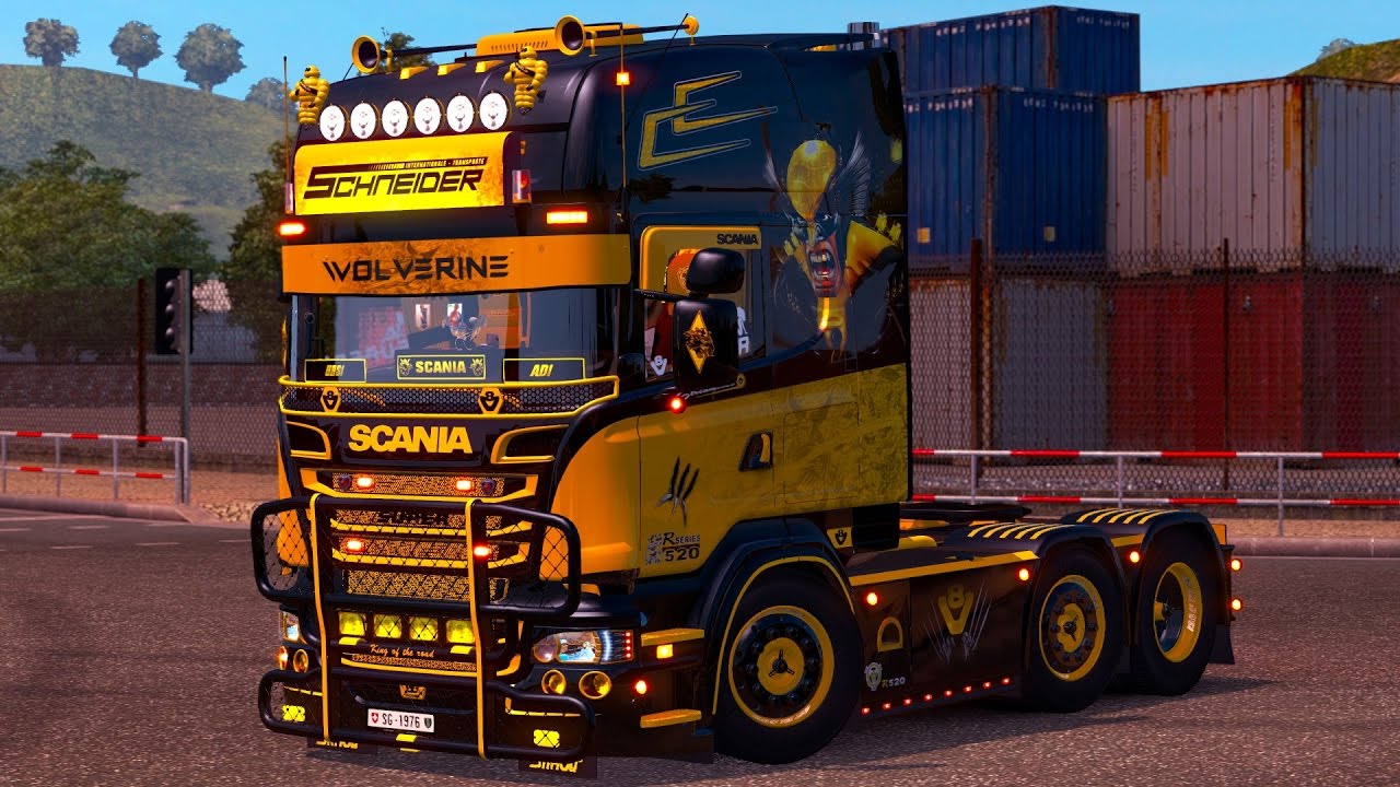 Scania R520 V8K Wolverine v5.0 - ETS 2