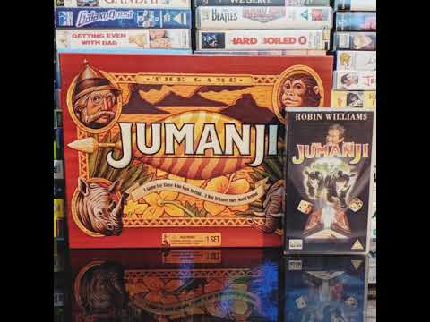 Robin Williams Jumanji VHS Tape and Board Game #shorts
