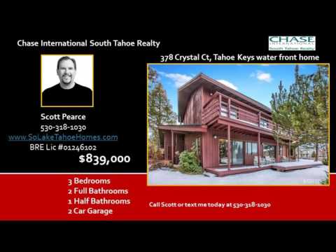 Tahoe Keys home for sale with boat dock