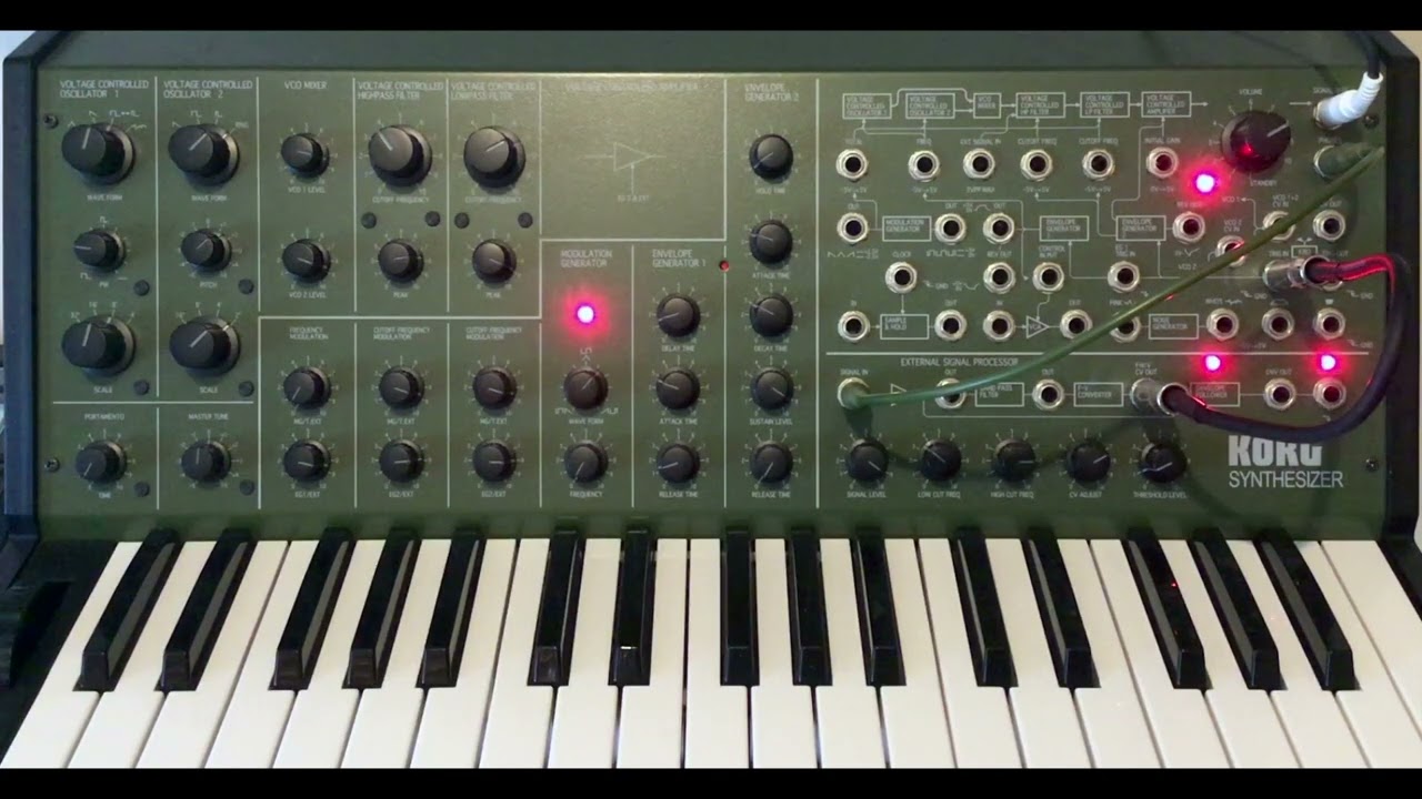 Korg MS-20 | 154th self-playing patch #2WireChallenge