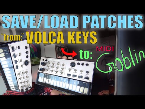 How to save and load patches for the volca keys - Gearspace