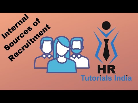 Internal Sources of Recruitment || Types of Internal Sources of Recruitment || HR Tutorials India