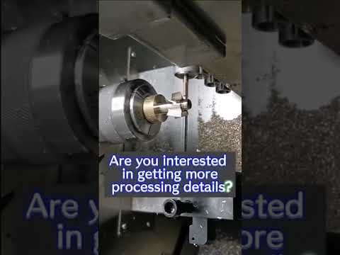 How to use CNC lathe to machine brass workpiece | CNC smartlathe