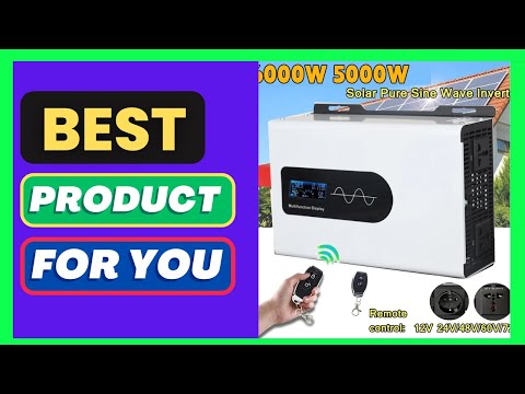 6000W 5000W Pure Sine Wave Inverter 5KW DC 12V 24V 48V To AC 110V 120V 220V