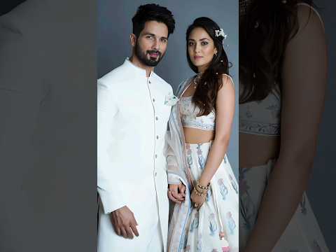 Shahid Kapoor with his beautiful wife Mira Rajput #shahidkapoor #shorts #ytshorts