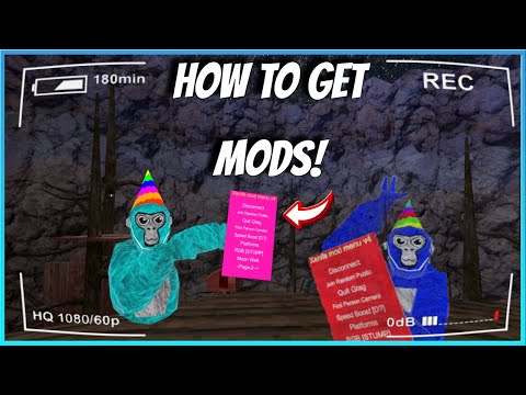 HOW TO GET MODS IN GORILLA TAG!!!! *Working 2023* (STEAM AND QUEST)