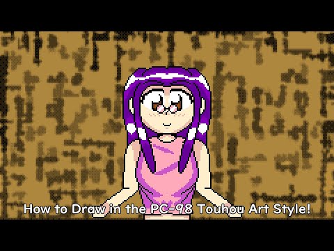 How to Draw in the PC-98 Touhou Art Style