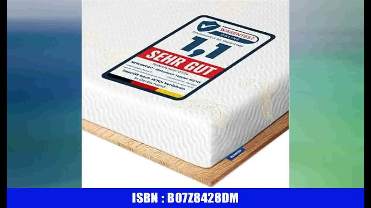 NewentorÂ® Matratzen Topper 180x200cm H2 H3, Matratzentopper 180x200 Schlafsofa Bett Gelschaum,