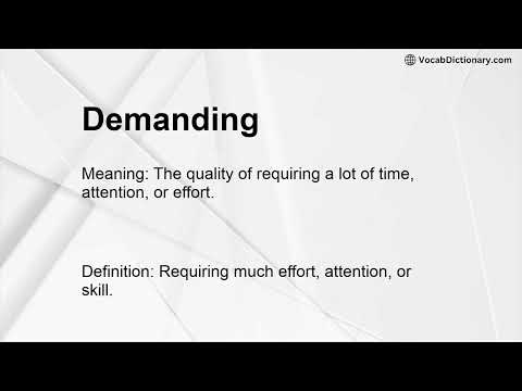 Demanding Meaning
