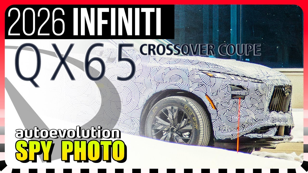 2026 Infiniti QX65 Crossover Coupe Makes Spy Photo Debut - autoevolution
