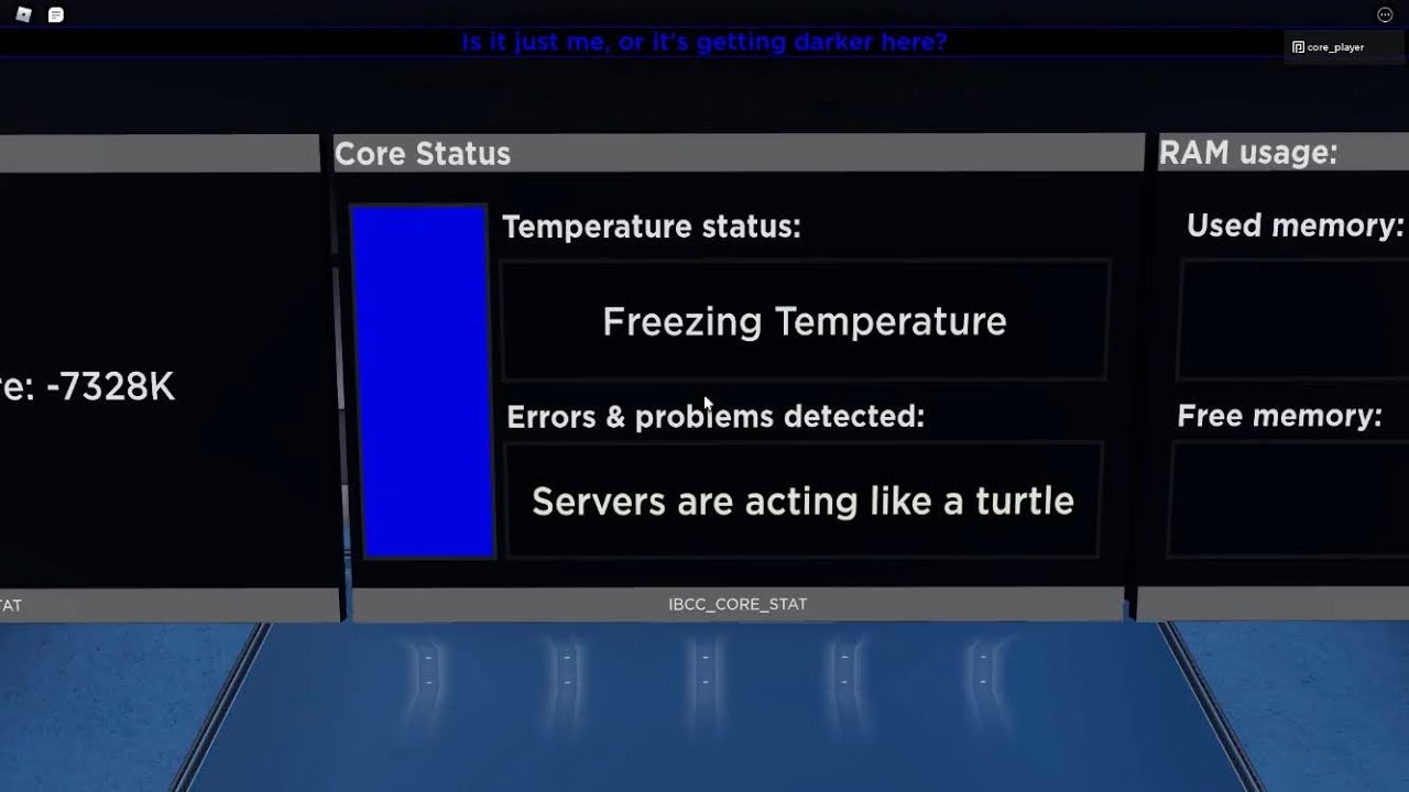 Roblox - Intelligent Builders Computer Core Freezedown