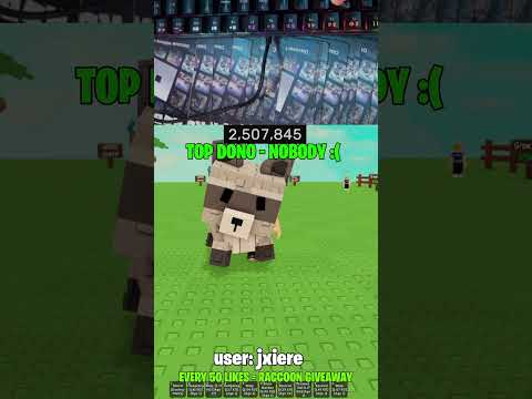 GROW A GARDEN GIVEAWAY LIVE | GROW A GARDEN FREE RACCOONS + FREE DISCO BEES GIVEAWAY! (ROBLOX)
