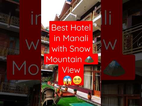 Best Hotel in Manali π€©π±π #shorts #manali