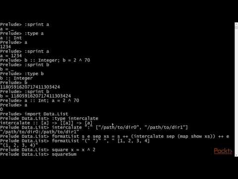 Learn Fundamentals of Practical Haskell Programming Values and Expressions | packtpub com - Mind ...