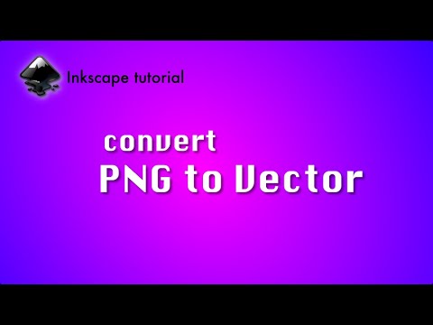 How to convert a PNG image to a vector file with Inkscape