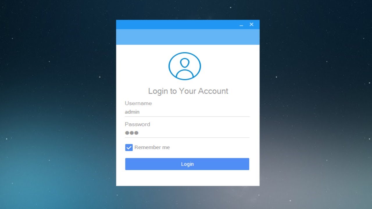 C# Tutorial - Material Design Login Form Step by Step | FoxLearn