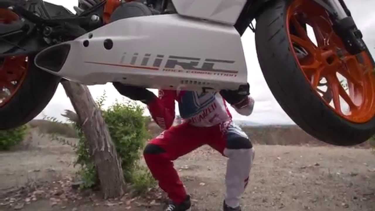 Aaron Gwin on a Chainless KTM RC390 Downhill Is Funny Because We Can ...