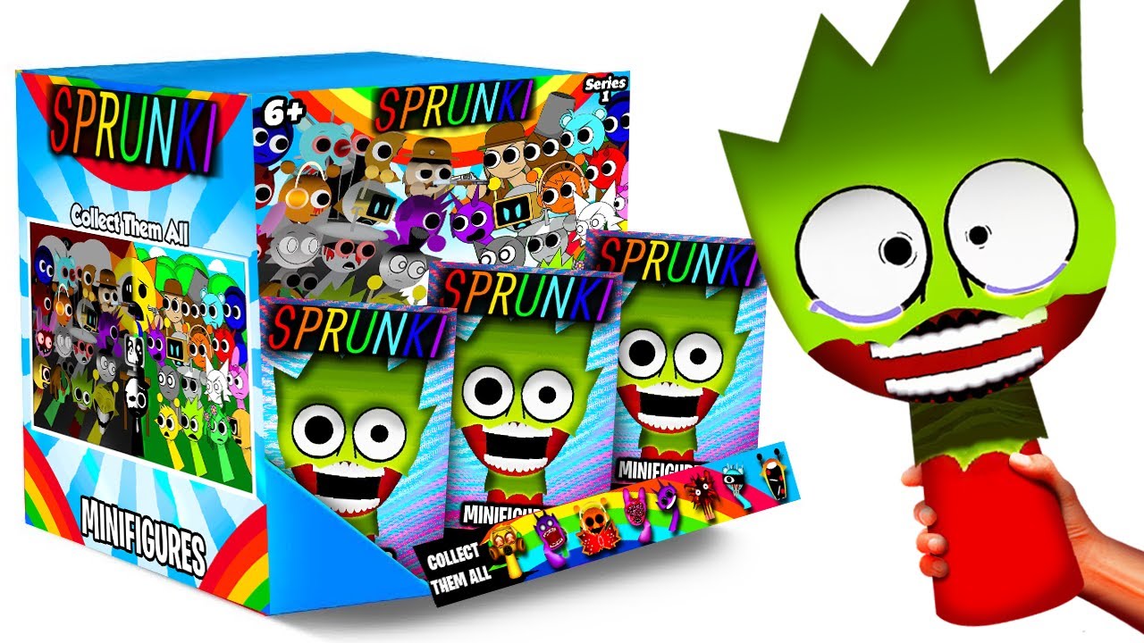 The LARGEST Sprunki HOUSE OF HORRORS MYSTERY BOX! NEW Gray, WENDA ALL PHASES SPRUNKI Minifigures