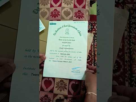 Received CMA degree 🧑‍🎓 | Proud moment ♥️ | Final marksheet