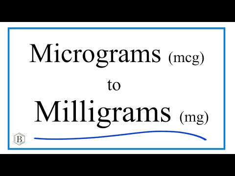 How to Convert Micrograms (mcg) to Milligrams (mg) – Step-by-Step Guide with Examples