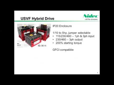 Nidec ACCU-Series LV Drive Overview