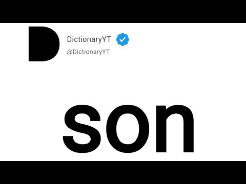 son Meaning in English