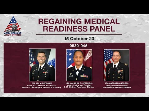 AUSA Virtual Conference - MEDCOM Regaining Medical Readiness Panel