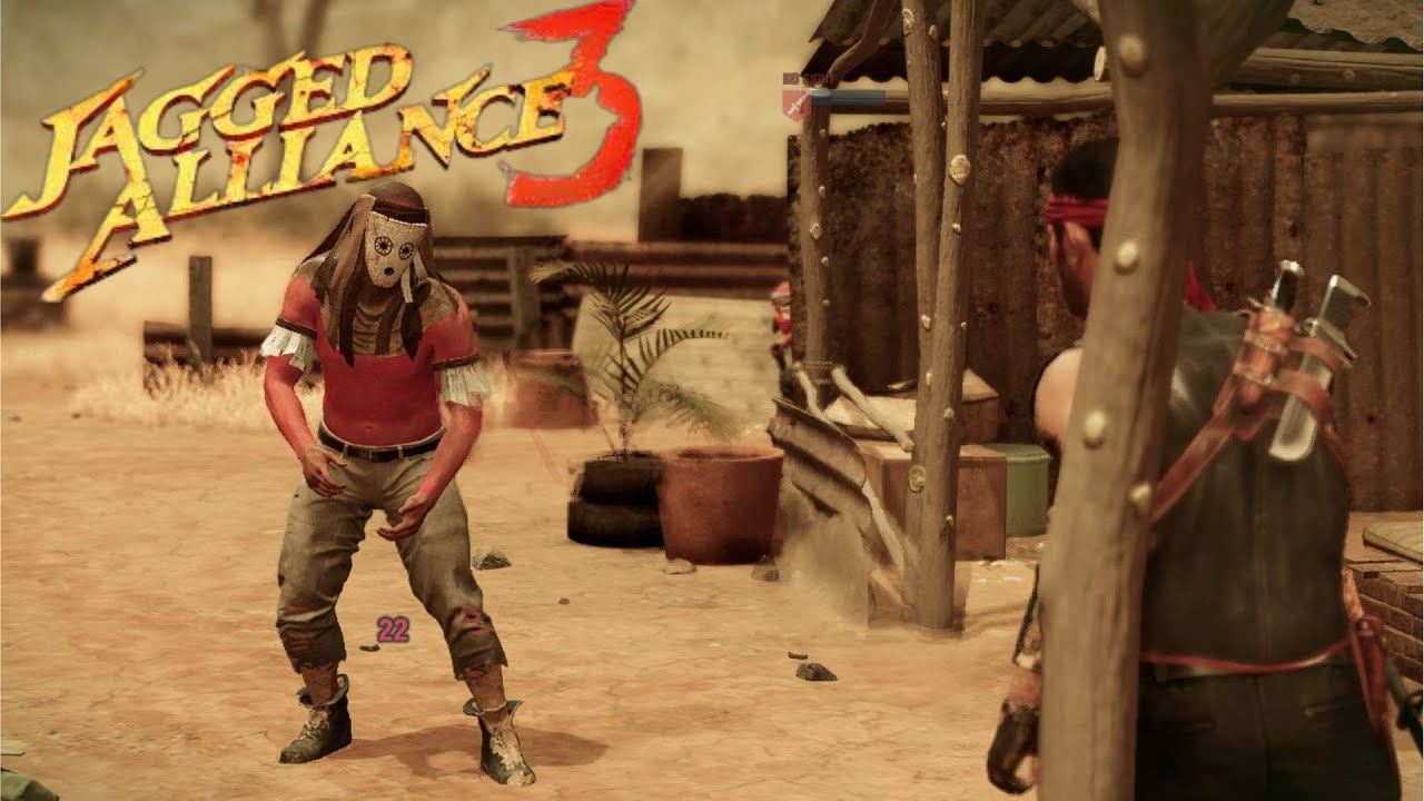 Slave Master Graaf boss encounter at night | JAGGED ALLIANCE 3 CO OP