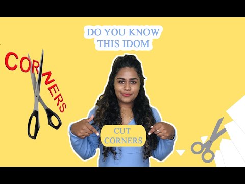 DO YOU KNOW this IDIOM..? | CUT CORNERS | Learn with NYMZ #shorts #english #idioms #learnenglish