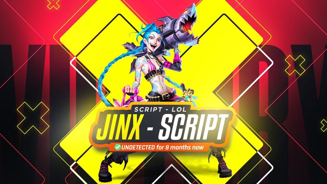 LOL SCRIPT - JINX SCRIPT ✅UNDETECTED   Á 1 ANO