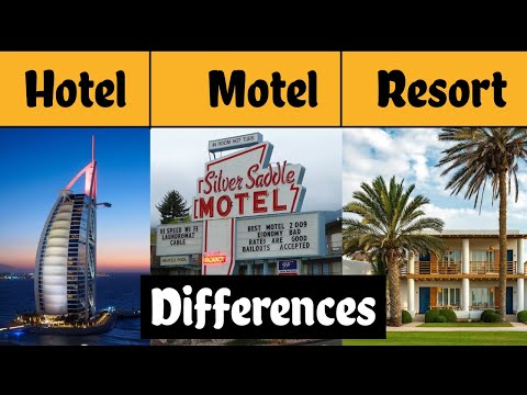 Hotel , Motel and Resort : Difference | Did you know what makes Hotel , Motel and Resort Different ?