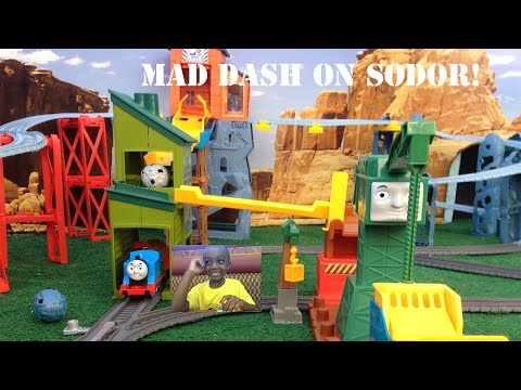 New Thomas & Friends 2014 Trackmaster Mad Dash on Sodor Unboxed and 1st Run Fun!