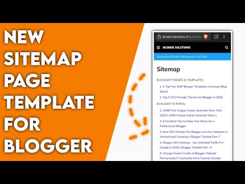 New Sitemap Page Template For Blogger | Numbering, Stylish UI, Fully Responsive and Much More