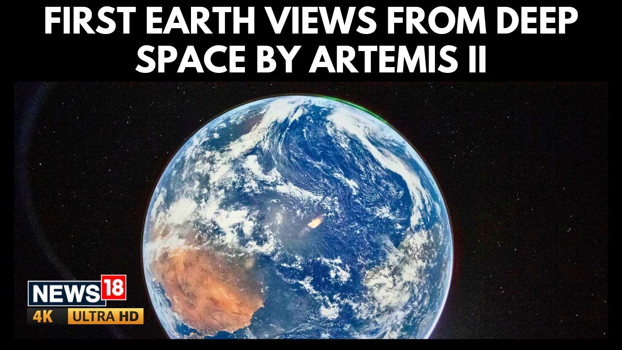 Artemis II Captures Stunning First Earth Images from Orion Spacecraft | N18G | 4K