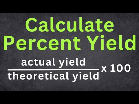 How To Calculate Percent (%) Yield: Simple Formula & Easy Examples | Tadashi Science