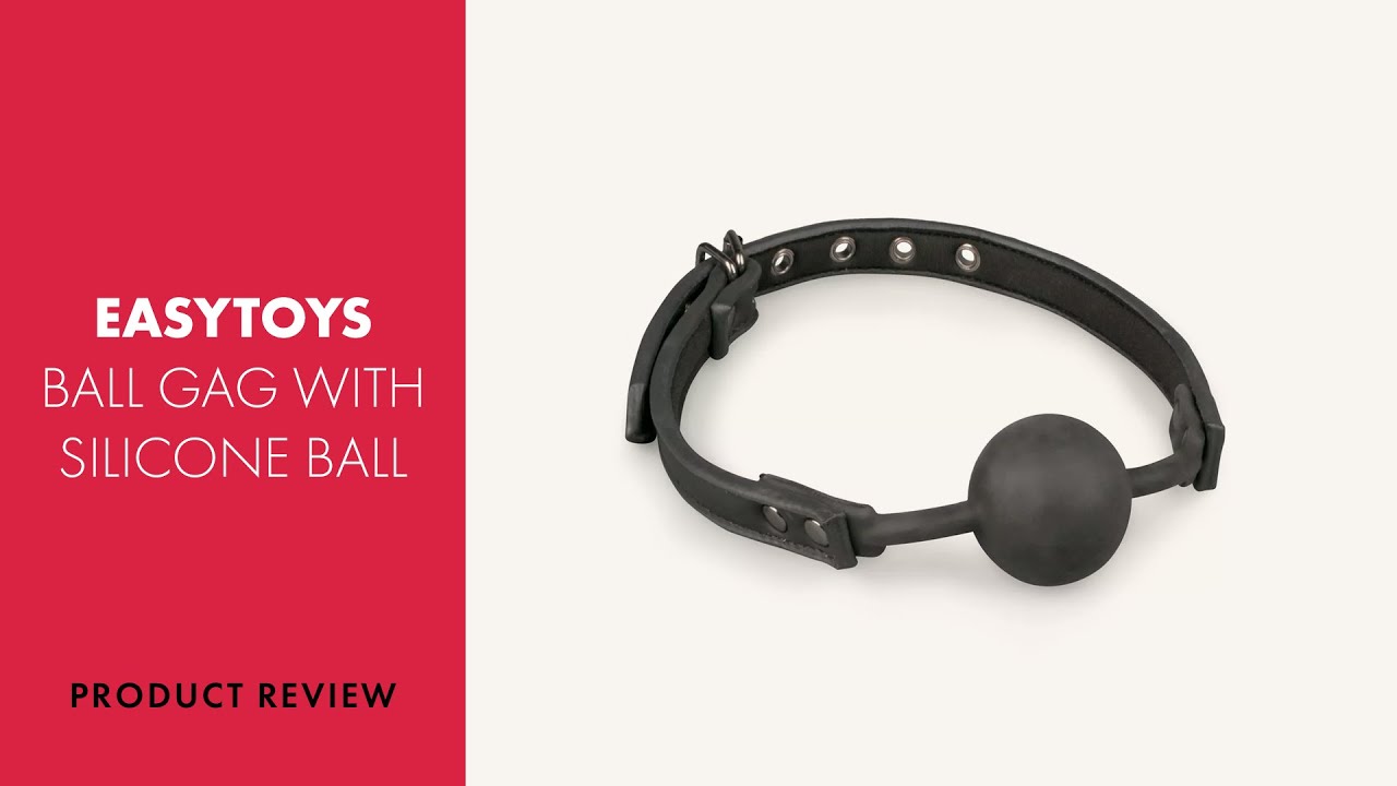 EasyToys Ball Gag With Silicone Ball Review | PABO
