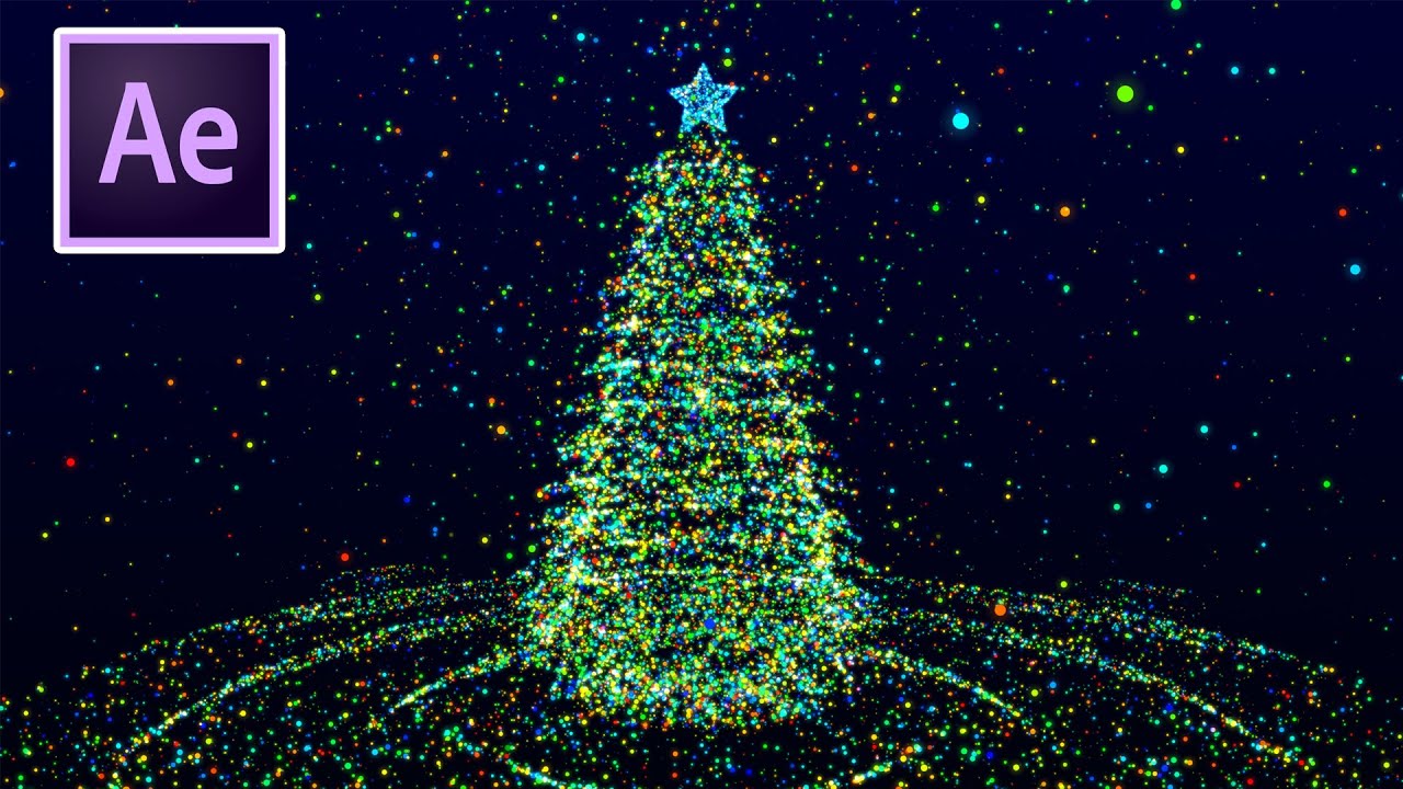 Creating a CHRISTMAS TREE in After Effects with Trapcode Particular! Tutorial for Beginners!